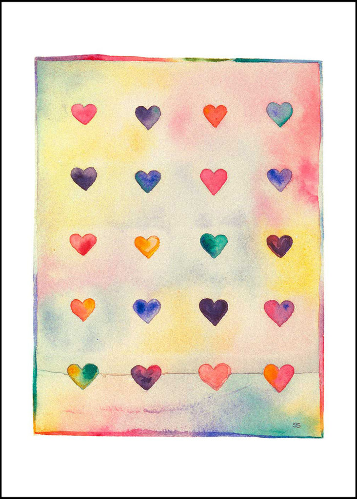 Hearts Note Cards - SARA STEELE